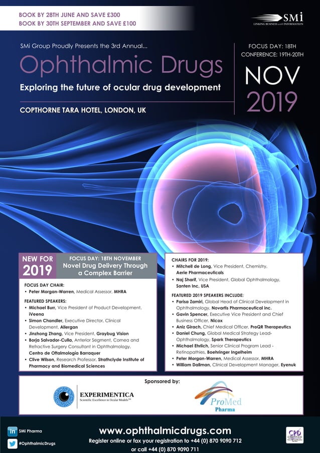 SMi Group's Ophthalmic Drugs 2019 conference | PDF