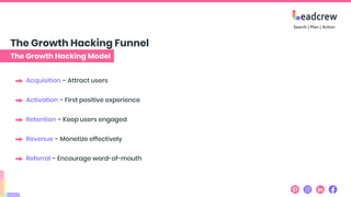 What Is Growth Hacking in Marketing - Leadcrew | PPT