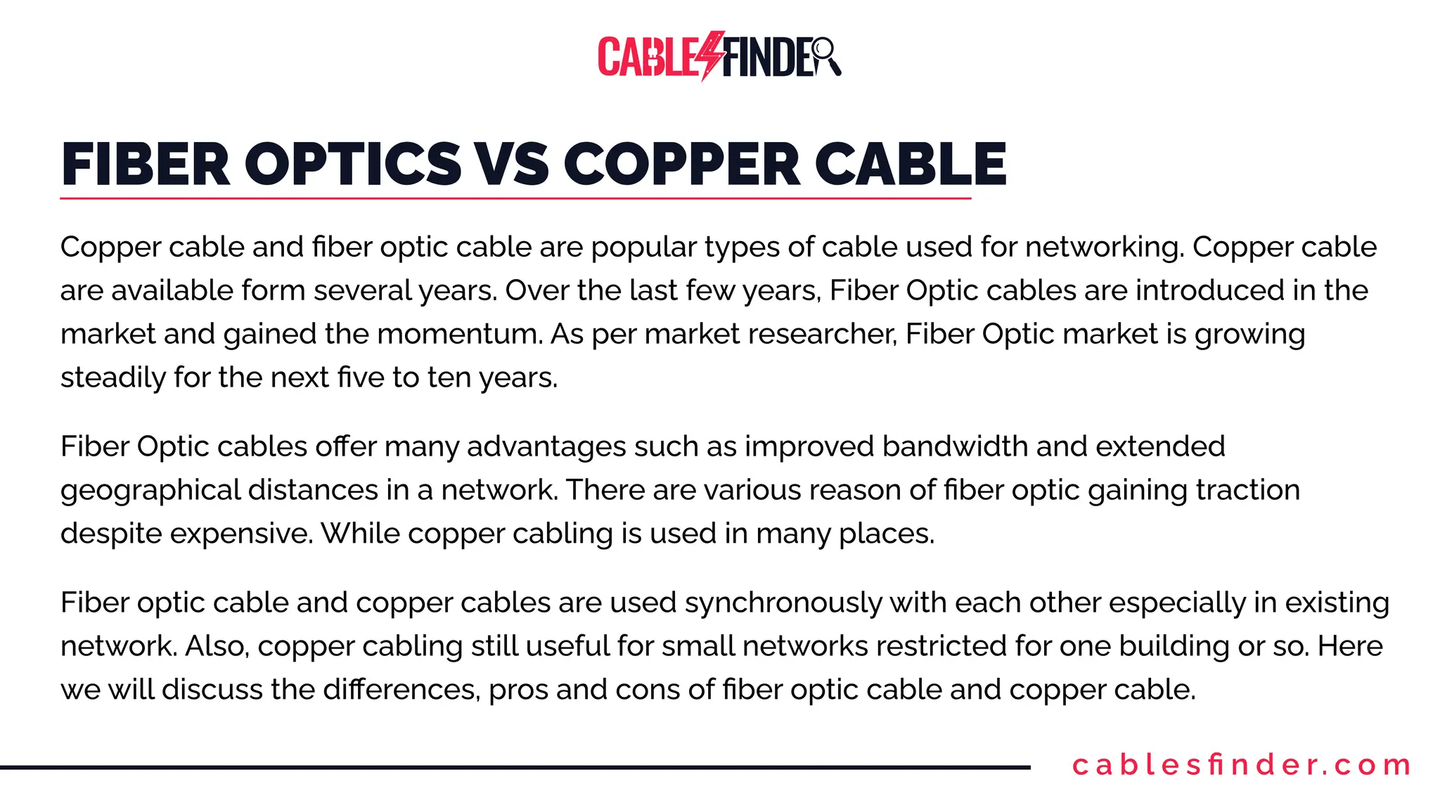 Cable vs Fiber Internet: Key Differences and Benefits - CablesFinder | PPT