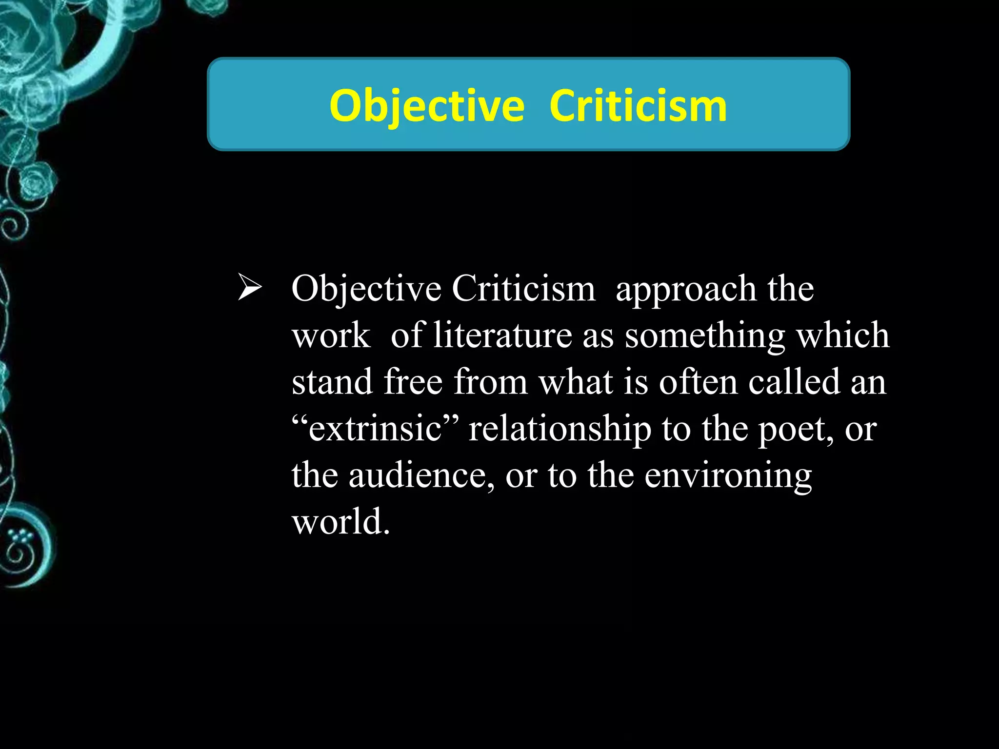 various types of criticism | PPTX