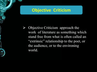 various types of criticism | PPTX
