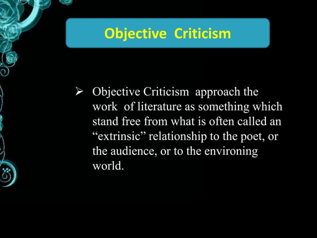 various types of criticism | PPTX