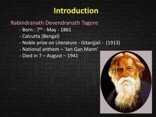 Paper 4 - Tagore as a dramatist | PPT