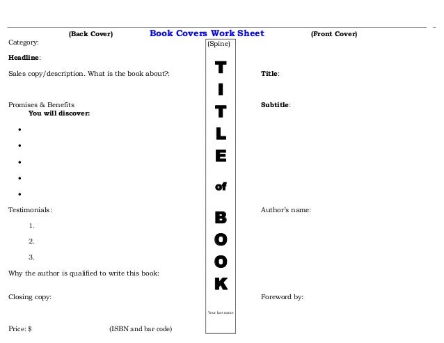 book writing layout template