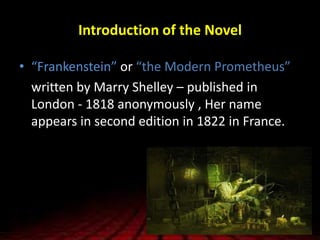 P - 5 - Comparative study of Frankenstein Novel and Movie (1994) | PPTX