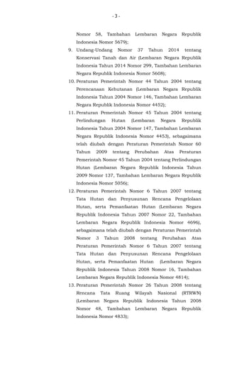 Peraturan Menteri Lingkungan Hidup dan Kehutanan No. P.51/Menlhk/Setjen/KUM.1/6/2016 tentang ...