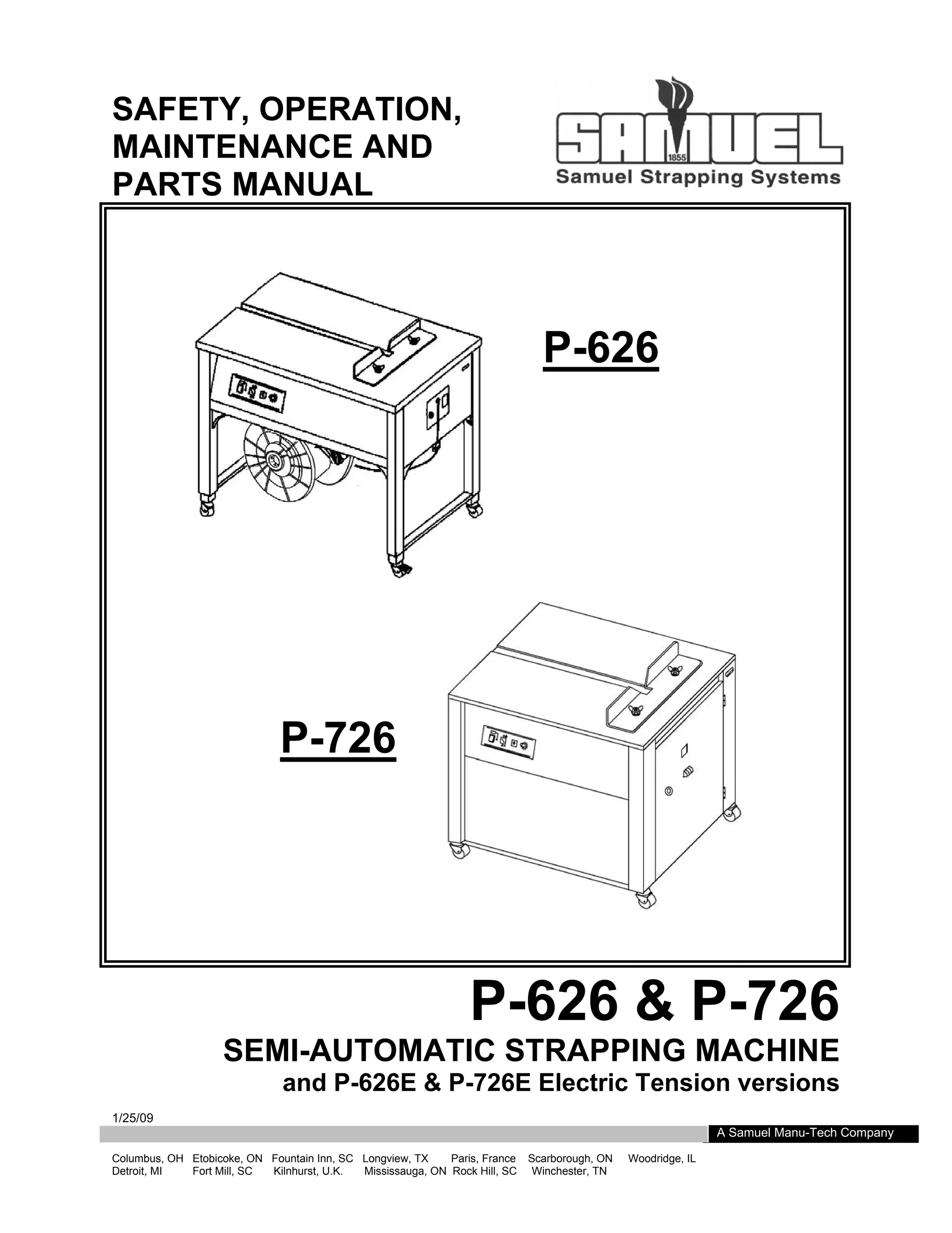 P 626-726 1-09 | PDF