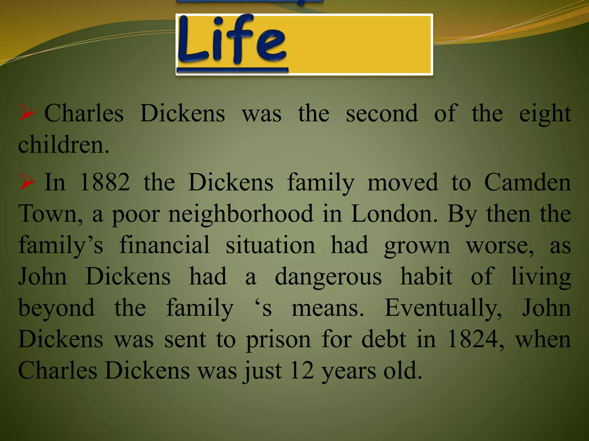 Charles Dickens's Life and Works | PPTX