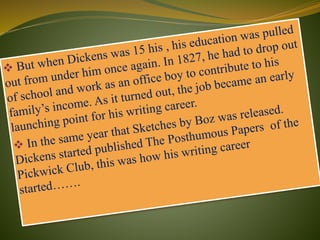 Charles Dickens's Life and Works | PPTX