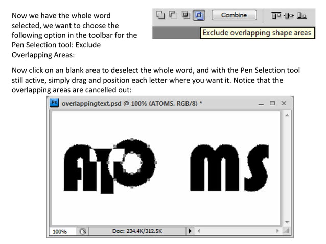 P 7 Overlapping Text | PPT