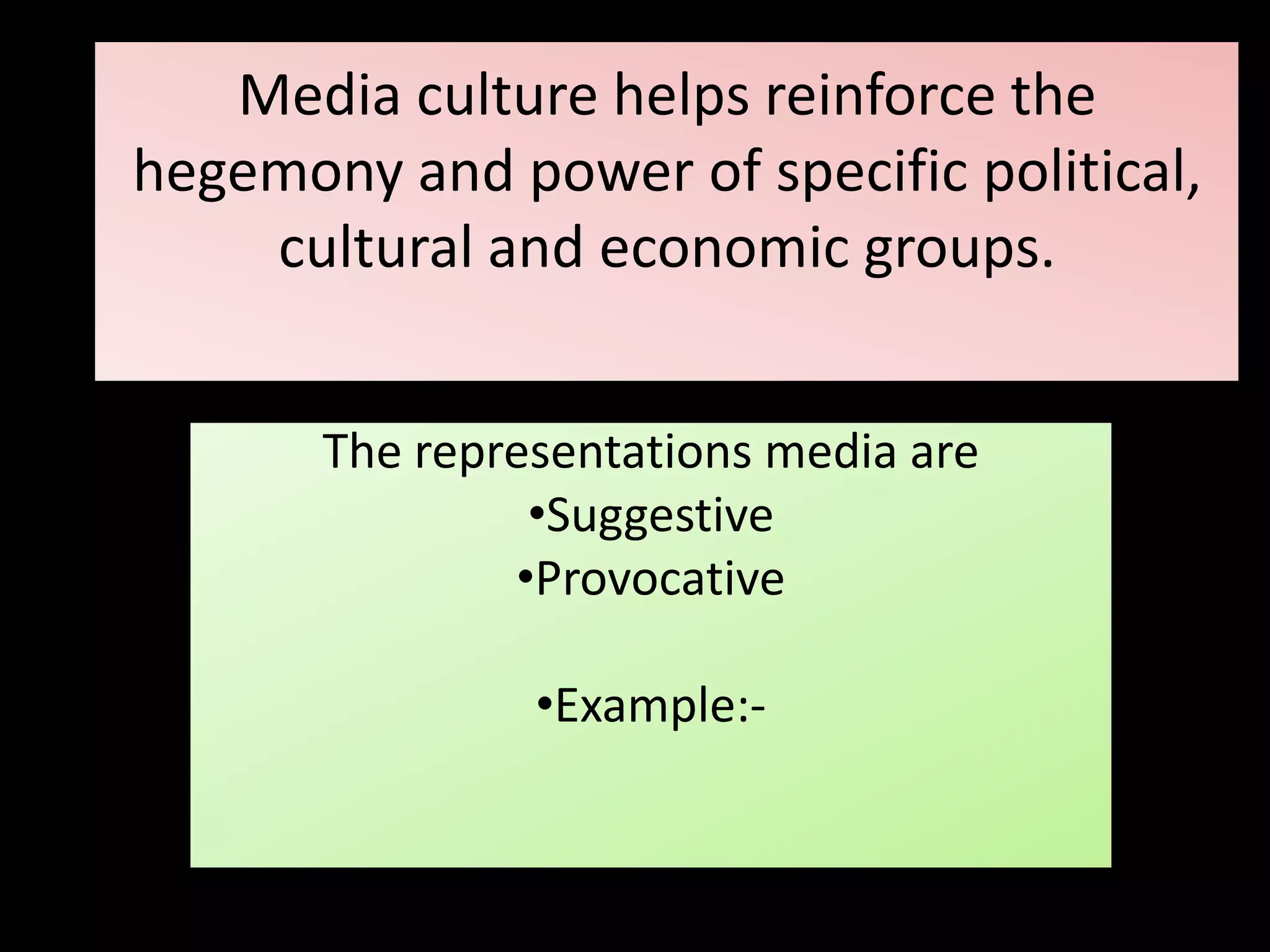 Media Culture in Cultural Study | PPTX