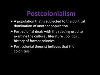 P 8 popular culture ans post-colonialism | PPTX