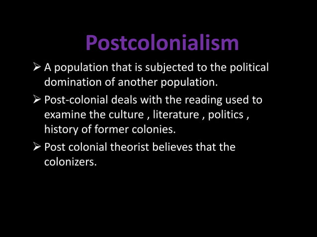 P 8 popular culture ans post-colonialism | PPTX