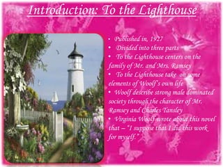 Feministic study of Mrs. Ramsey and Lily Briscoe in To the Lighthouse ...