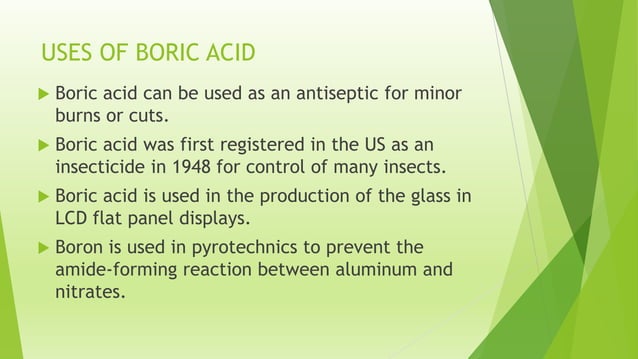 P-block elements (Properties of Boron) | PPT