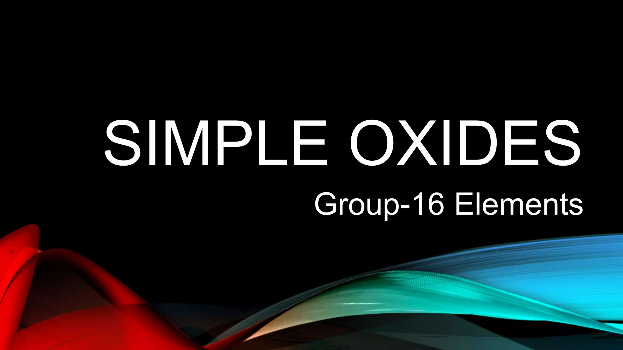 P block elements | PPT