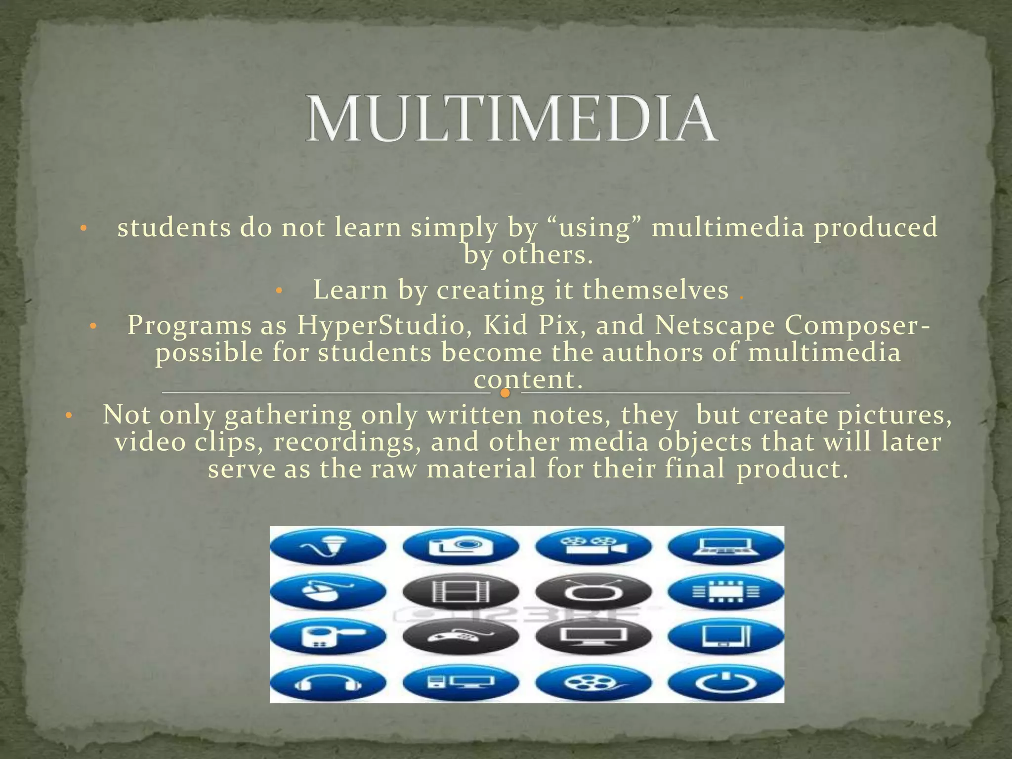 Project-Based Multimedia Learning (EdTech) | PPTX