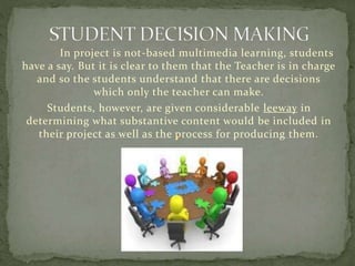Project-Based Multimedia Learning (EdTech) | PPTX