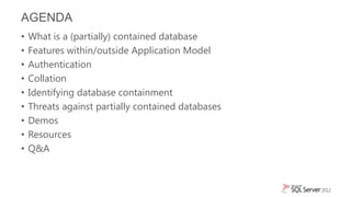 Partially Contained Databases | PPT