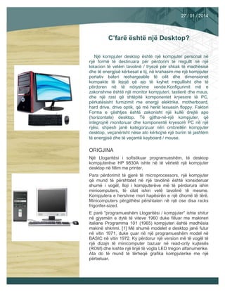Ç'fare eshte desktop | PDF
