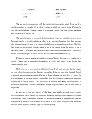 P Chart Tutorial | PDF | Business and Finance