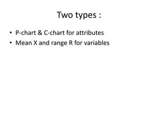 P chart & c-chart | PPTX