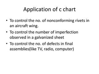 P chart & c-chart | PPTX