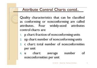 P chart for statistcial quality control | PPT