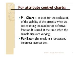 P chart for statistcial quality control | PPT