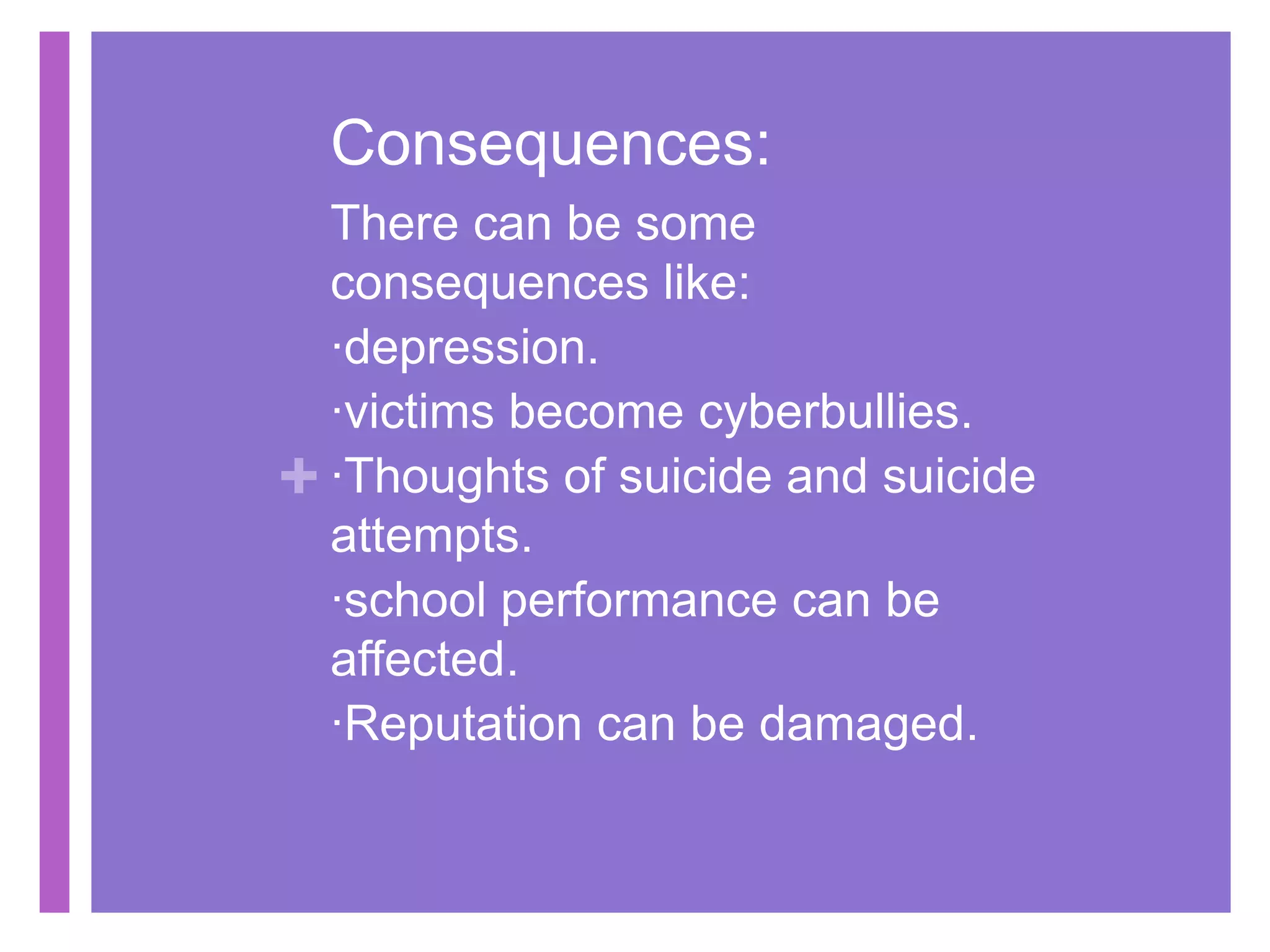 cyberbullying/social networks conversation | PPT