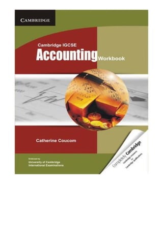 (P.D.F FILE) Cambridge IGCSE Accounting Workbook [Free Ebook] | PDF