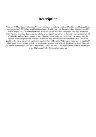 (P.D.F. FILE) The Money Code: Become a Millionaire With the Ancient ...