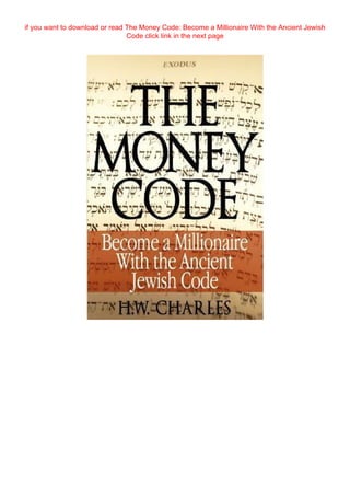 (P.D.F. FILE) The Money Code: Become a Millionaire With the Ancient ...