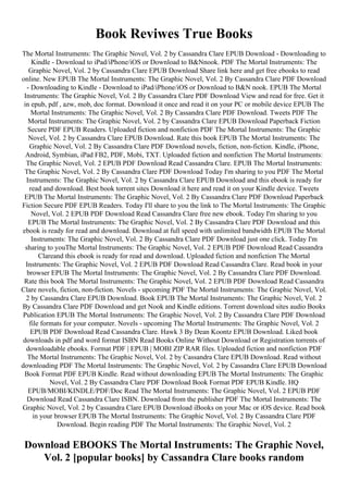 (P.D.F. FILE) The Mortal Instruments: The Graphic Novel, Vol. 2 eBook | PDF