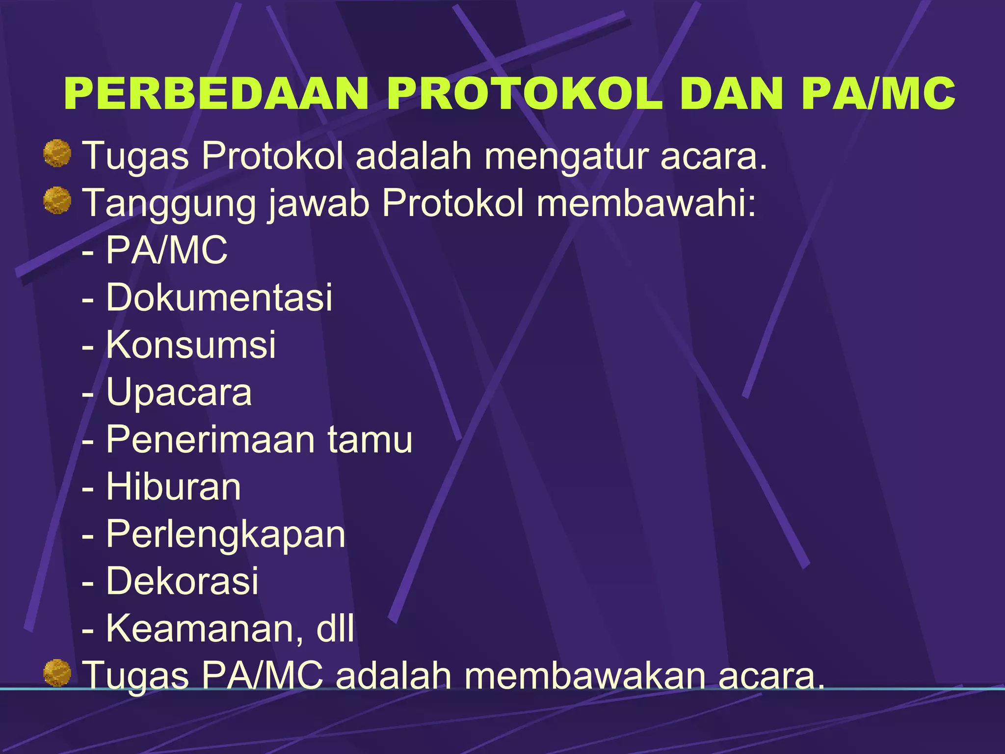 P D Keprotokolan & Tata Cara P A | PPT