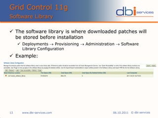Oracle Grid Control 11g - Yann Neuhaus, dbi services - Hilton Basel, 5/ ...