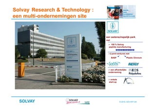Brussels Waste Network - Solvay research and technology - Afvalbeheer | PPT