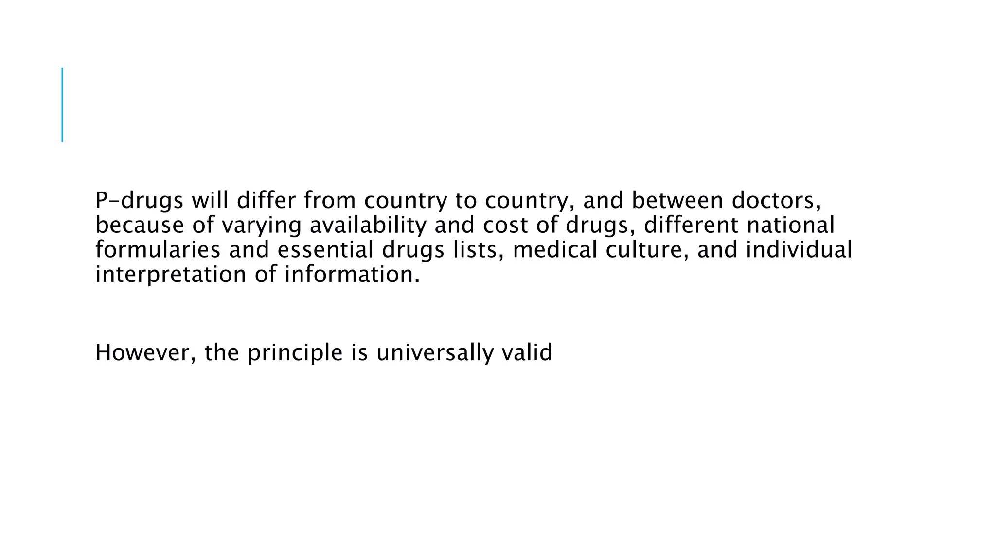 P drug concept | PPTX