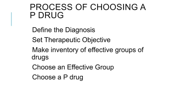 P drug concept | PPTX | Pharmaceutical Drugs | Medical Health
