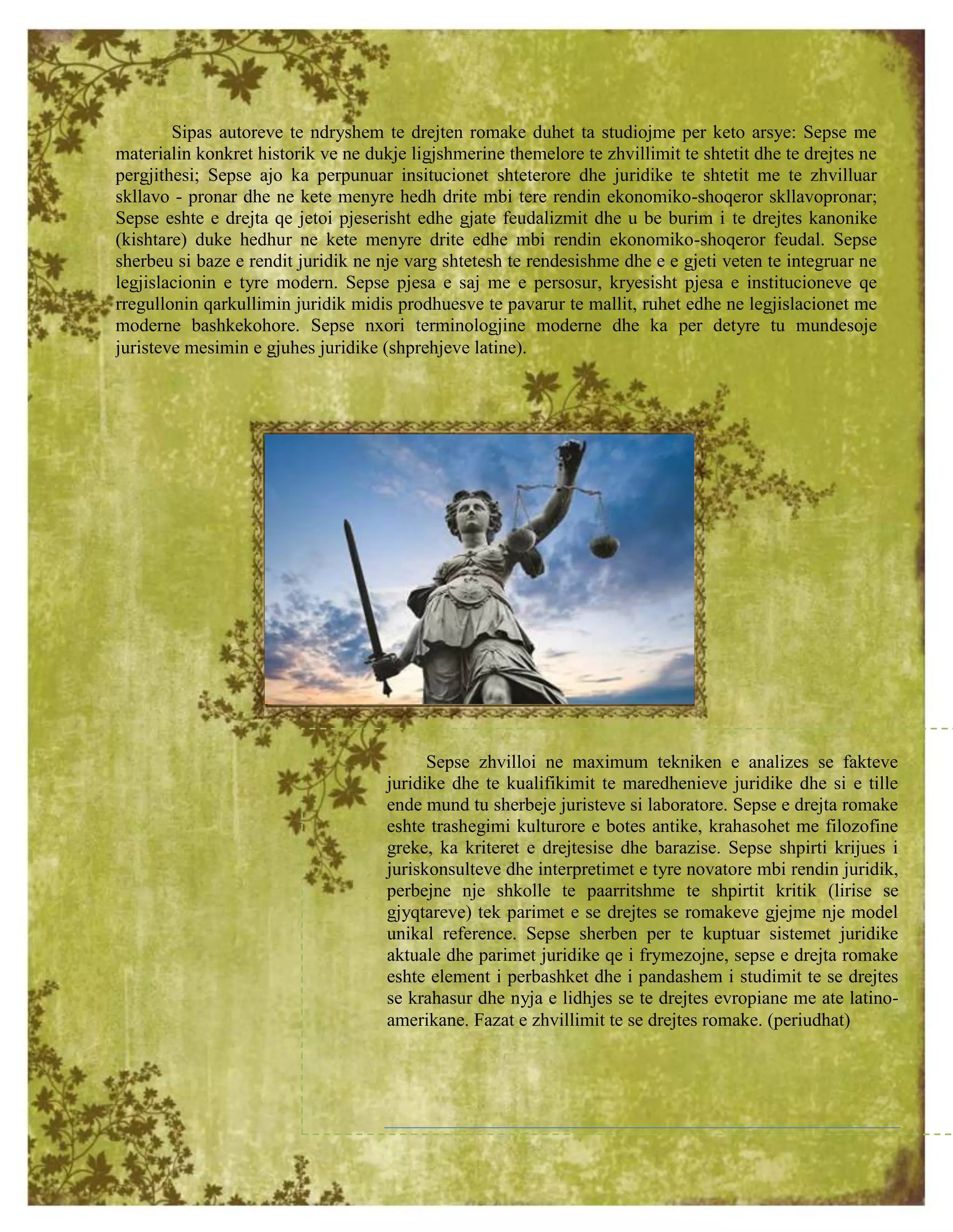 E drejta romake | DOCX