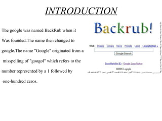 Presentation On Google(ppt) | PPT