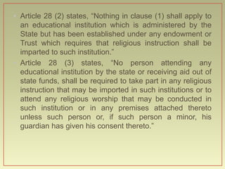 P-II Unit III (A) The Preamble & Education | PPT