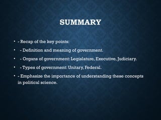 INTRODUCTION OF POLITICAL CONCEPTS Paper - I UNIT-II | PPTX