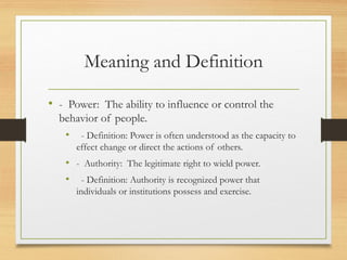 INTRODUCTION OF POLITICAL CONCEPTS Paper - I UNIT IV | PPT