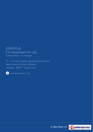 P k-chlorochem-pvt-ltd | PDF