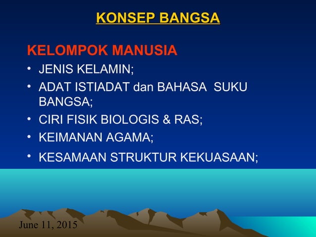 Konsep Masyarakat Bangsa dan Negara | PPT