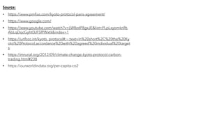 Kyoto Protocol Short Presentation | PDF