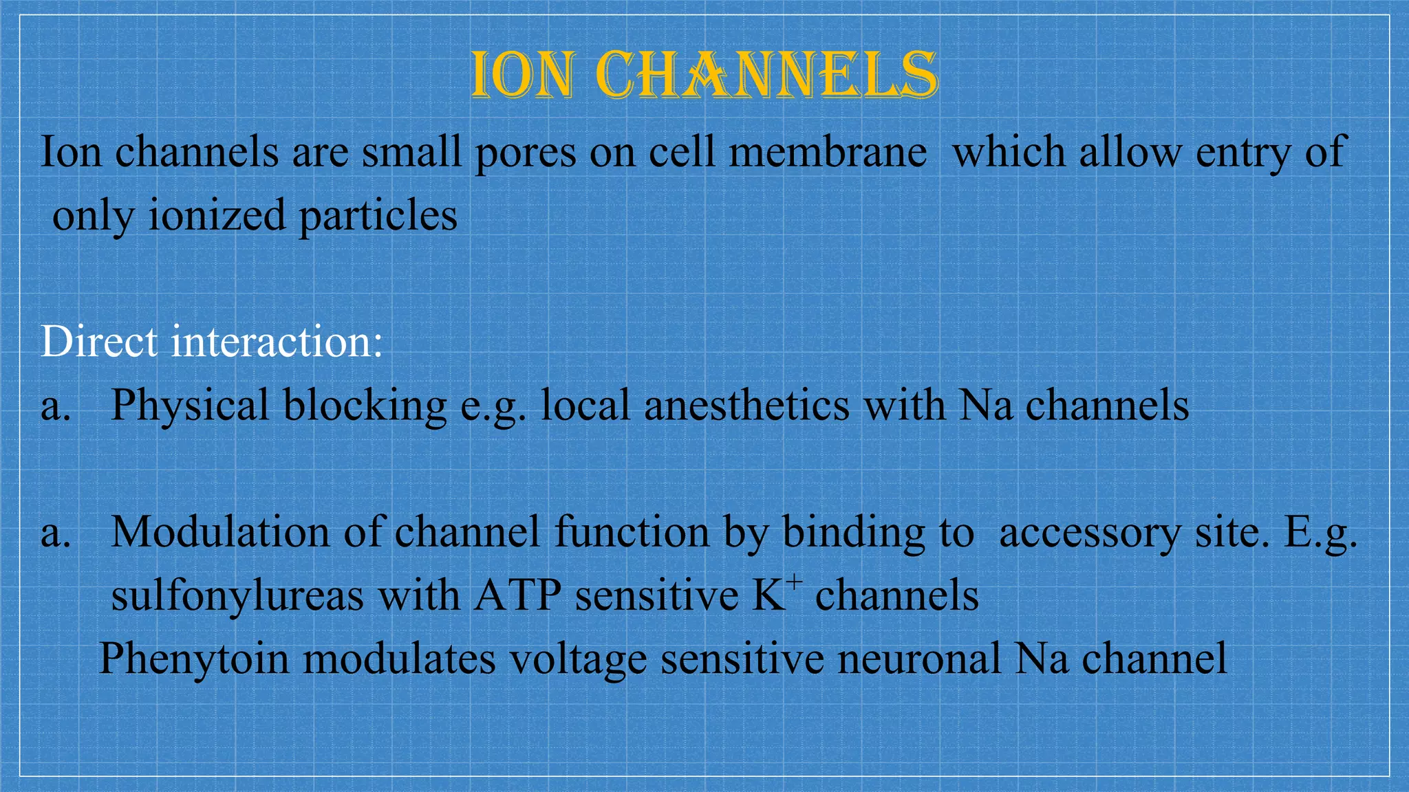 Principles & Mechanism of drug action | PPTX
