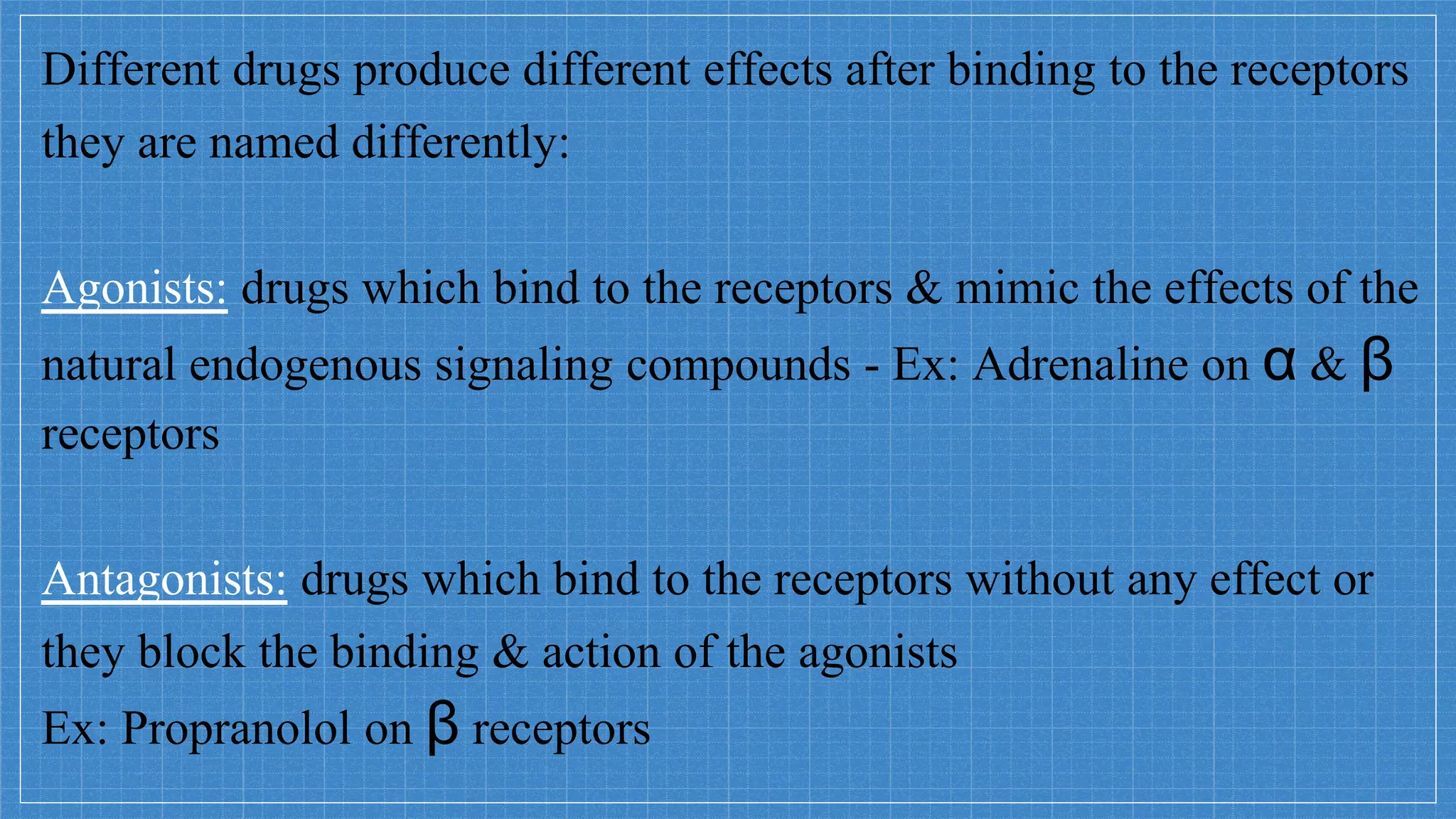 Principles & Mechanism of drug action | PPTX