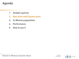 Oracle in-Memory Column Store for BI | PPT